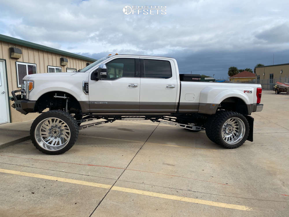 2019 Ford F-350 Super Duty with 28x16 -101 American Force Thrust and 40 ...