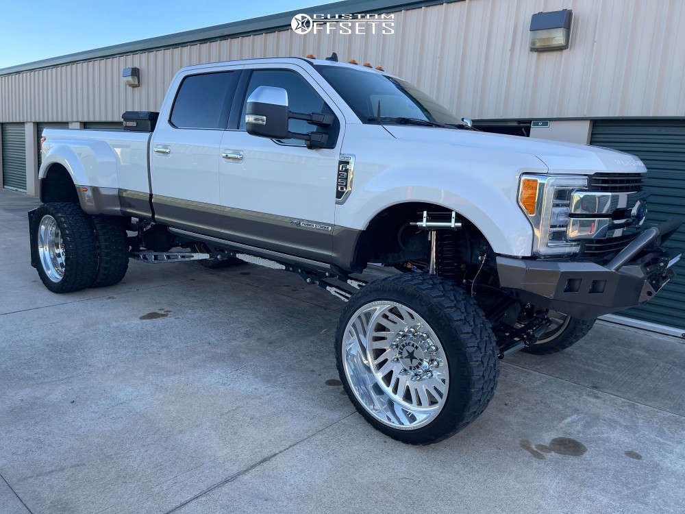 2019 Ford F-350 Super Duty with 28x16 -101 American Force Thrust and 40 ...