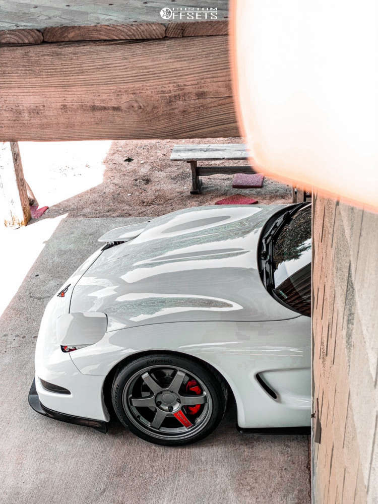 1999 Chevrolet Corvette with 18x9.5 35 Volk Te37 and 265/30R18 ...