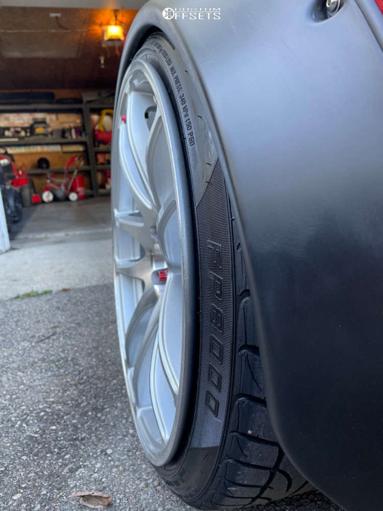 2017 Mazda 3 with 19x9.5 22 ESR Sr08 and 225/35R19 Ohtsu Fp8000 and ...