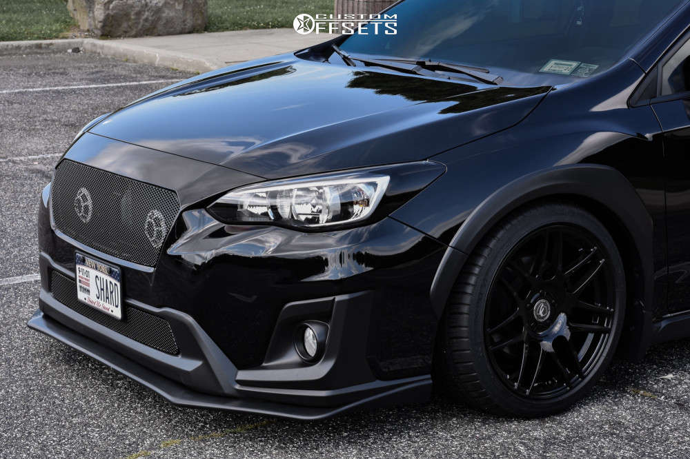 2020 Subaru Crosstrek with 18x9 42 Forgestar F14 and 255/35R18 Michelin ...