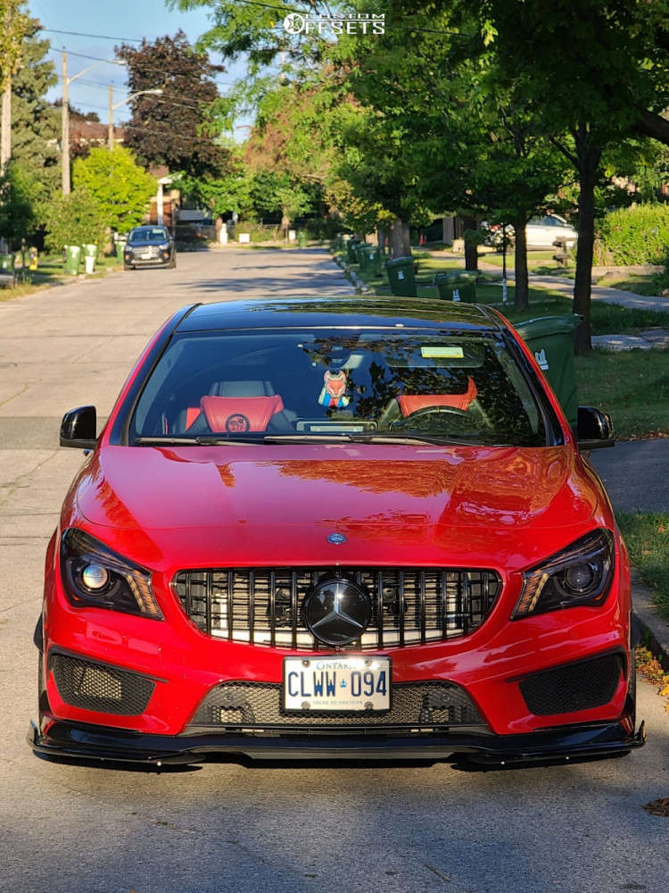 2015 Mercedes-Benz CLA45 AMG with 19x8.5 43 OPE Performance FF02 and ...