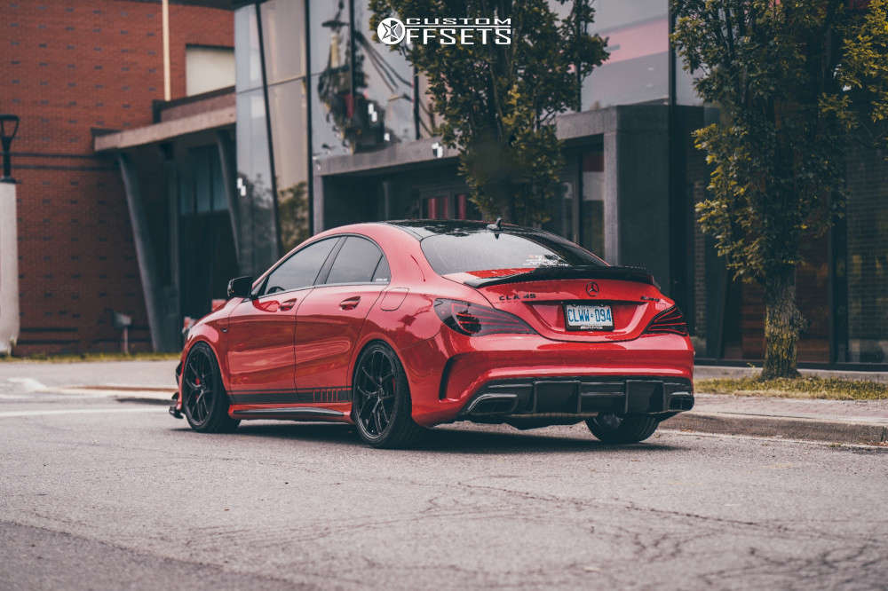 2015 Mercedes-Benz CLA45 AMG with 19x8.5 43 OPE Performance FF02 and ...