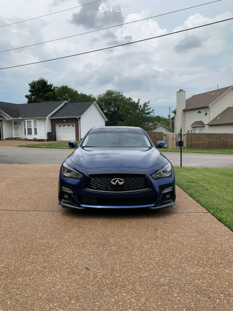 2018 INFINITI Q50 with 19x9.5 22 ESR Forged Rf2 and 245/40R19 Michelin ...