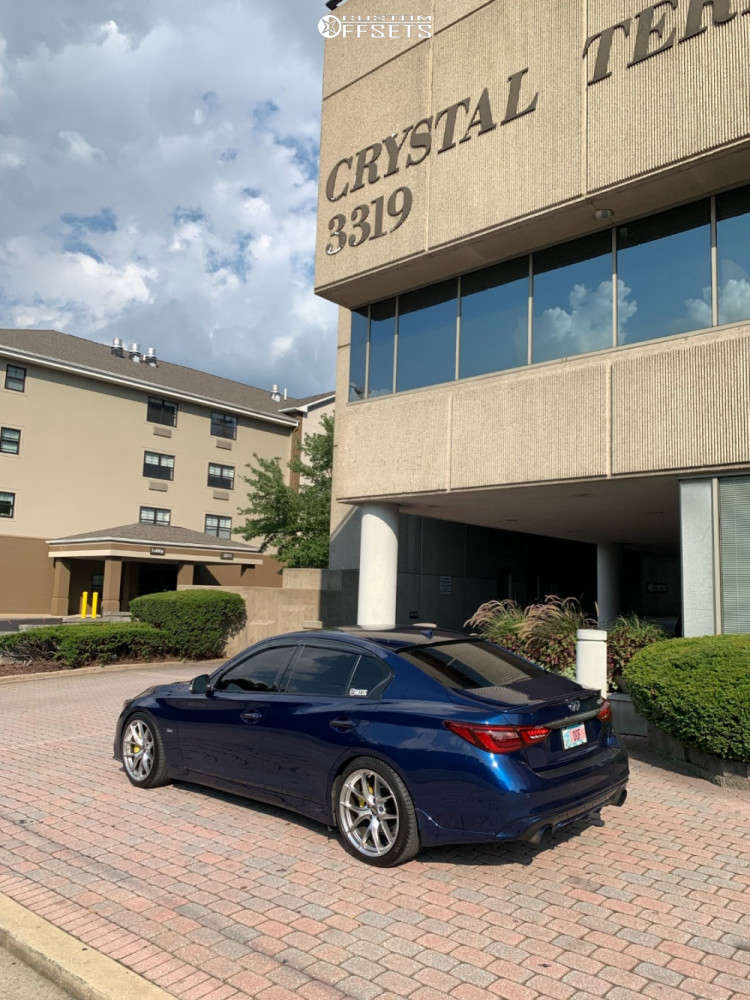 2018 INFINITI Q50 with 19x9.5 22 ESR Forged Rf2 and 245/40R19 Michelin ...