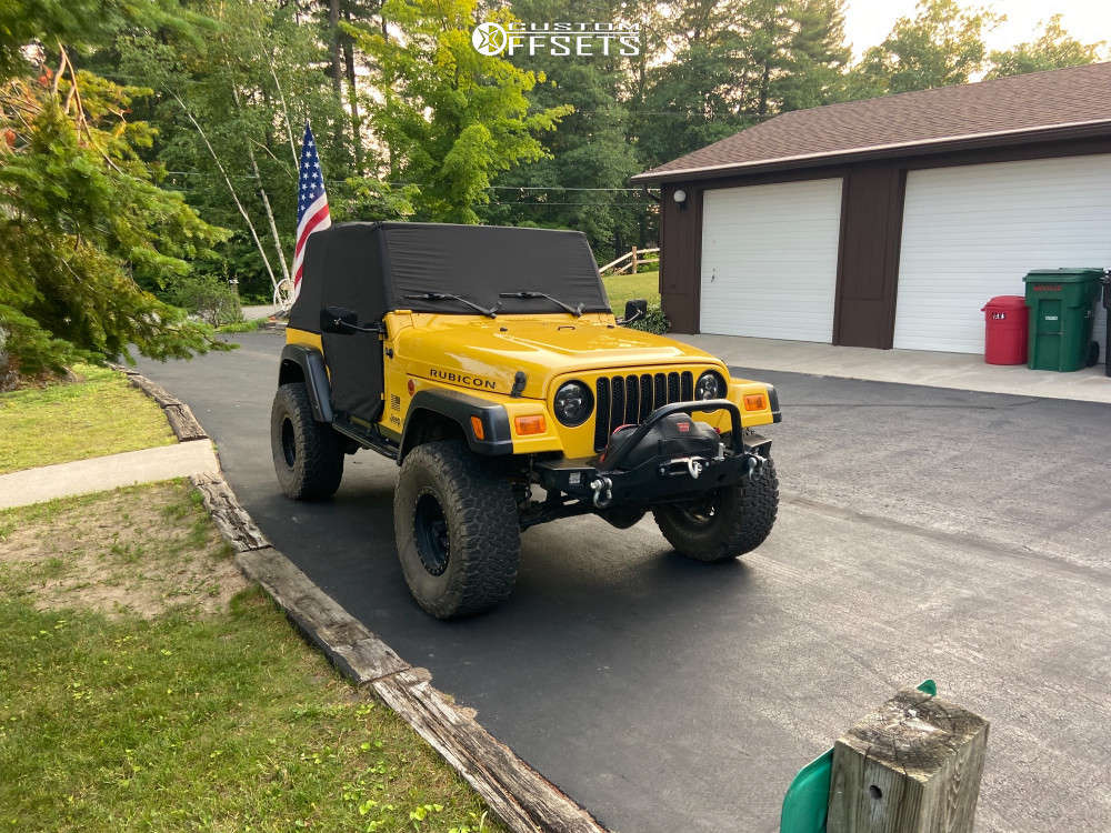 2006 Jeep TJ with 15x8 -24 Method Double Standard and 33/12.5R15 BFGoodrich All-terrain T/a Ko ...