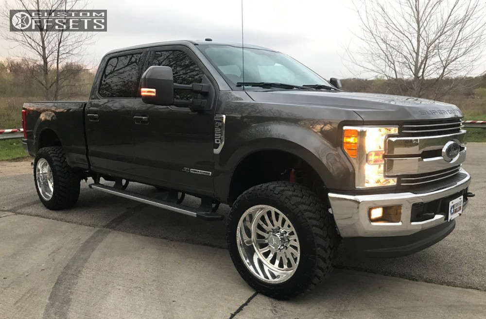 2017 Ford F-250 Super Duty with 22x12 -40 American Force Octane SS and ...