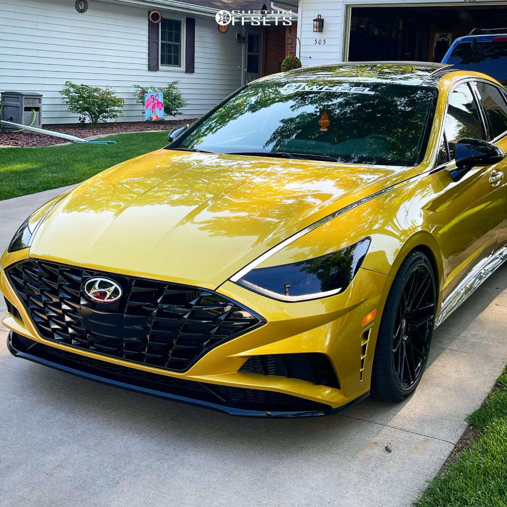 2020 Hyundai Sonata with 19x8.5 35 Ground Force Gf7 and 245/40R19 ...