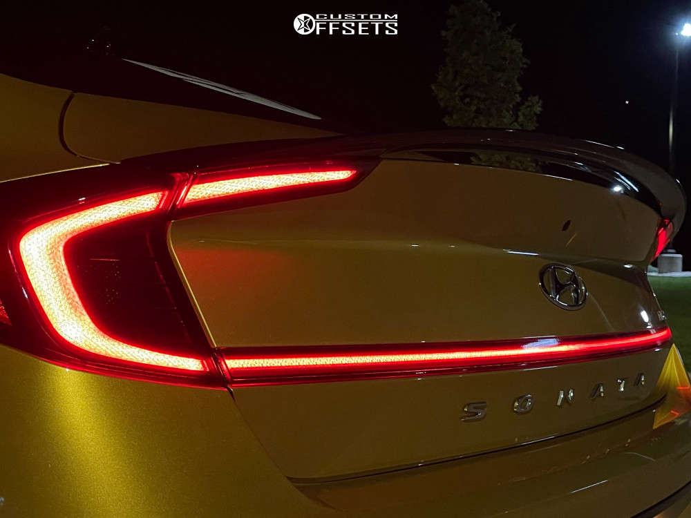 2020 Hyundai Sonata with 19x8.5 35 Ground Force Gf7 and 245/40R19 ...