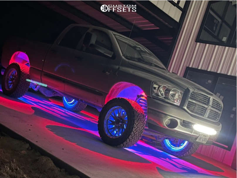 2007 Dodge Ram 2500 with 20x10 -19 TIS 547C and 33/12.5R20 Venom Power ...
