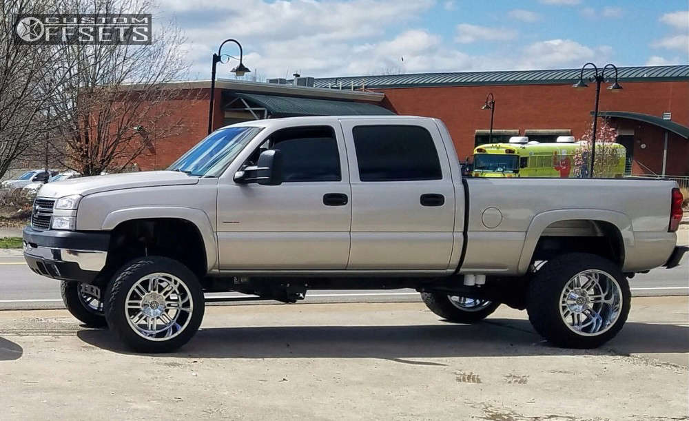 2006 Chevrolet Silverado 2500 HD with 22x14 -76 Scorpion Sc18 and 35/12 ...