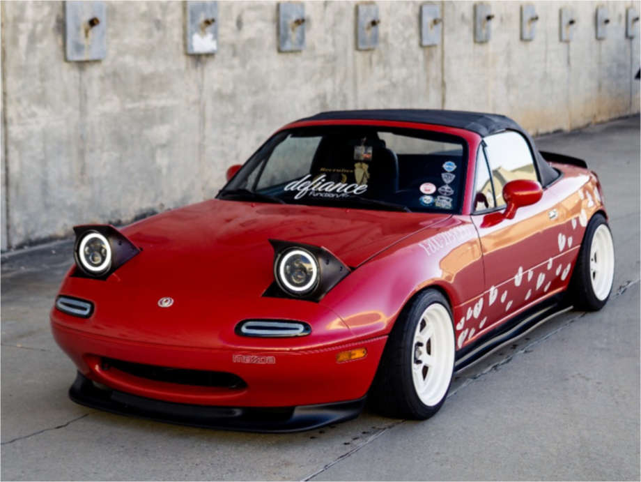 1993 Mazda Miata with 15x9 -0 MST Time Attack and 195/45R15 Toyo Tires ...