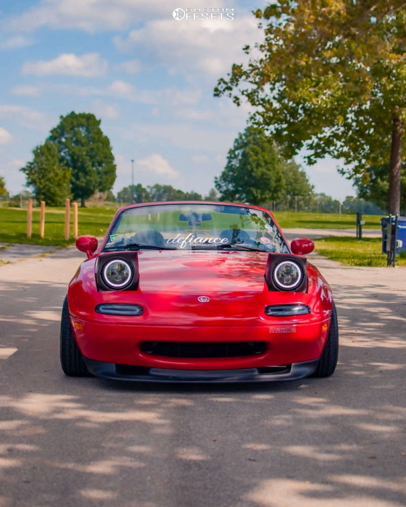 1993 Mazda Miata with 15x9 -0 MST Time Attack and 195/45R15 Toyo Tires ...