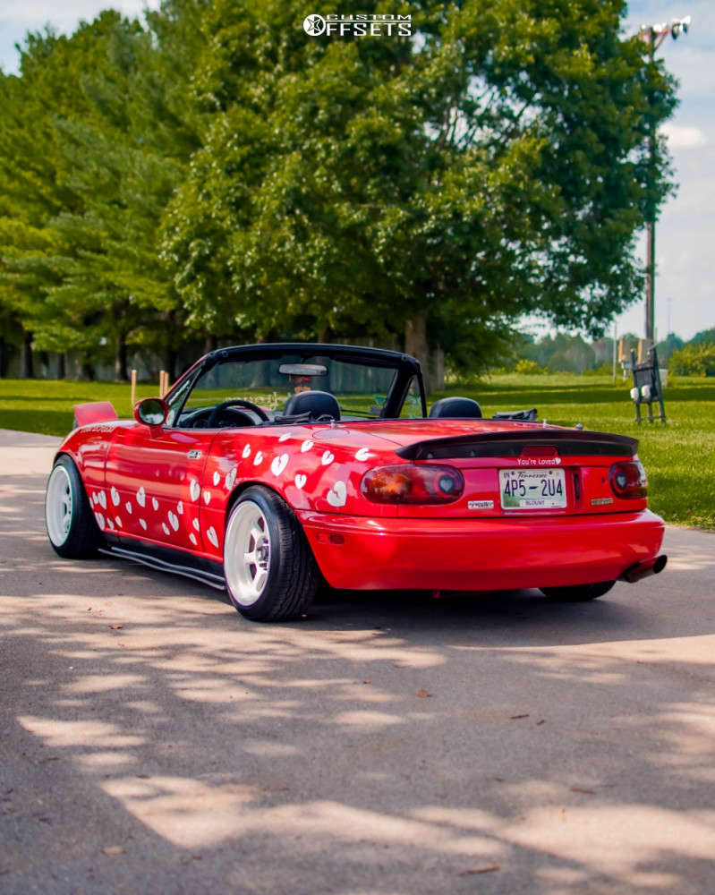 1993 Mazda Miata with 15x9 -0 MST Time Attack and 195/45R15 Toyo Tires ...