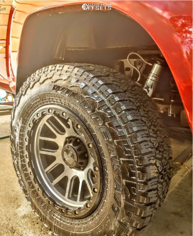 2012 Toyota Tacoma with 17x9 -12 Vision Nemesis and 265/70R17 Falken ...