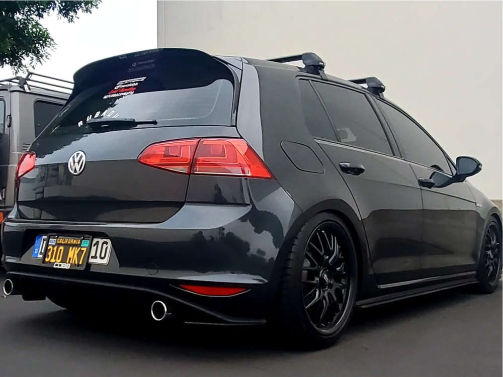 2016 Volkswagen GTI with 18x8 45 Voxx Masi and 225/35R18 Michelin Pilot ...