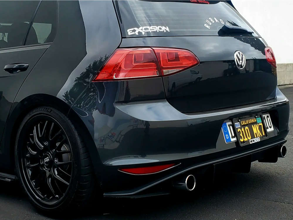 2016 Volkswagen GTI with 18x8 45 Voxx Masi and 225/35R18 Michelin Pilot ...