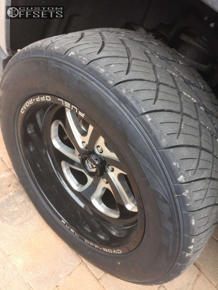 2017 Chevrolet Silverado 1500 with 20x10 -18 Fuel Flow and 305/50R20 ...