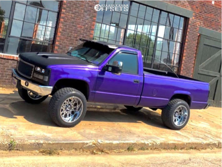 1997 GMC C1500 with 20x12 -51 Vision Rocker and 32/12.5R20 Nitto Terra ...