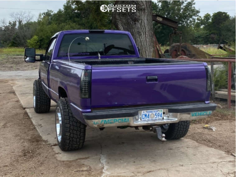 1997 GMC C1500 with 20x12 -51 Vision Rocker and 32/12.5R20 Nitto Terra ...