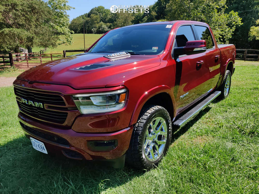 2020 Ram 1500 with 20x9 30 OE Performance 192 and 33/12.5R20 Radar ...
