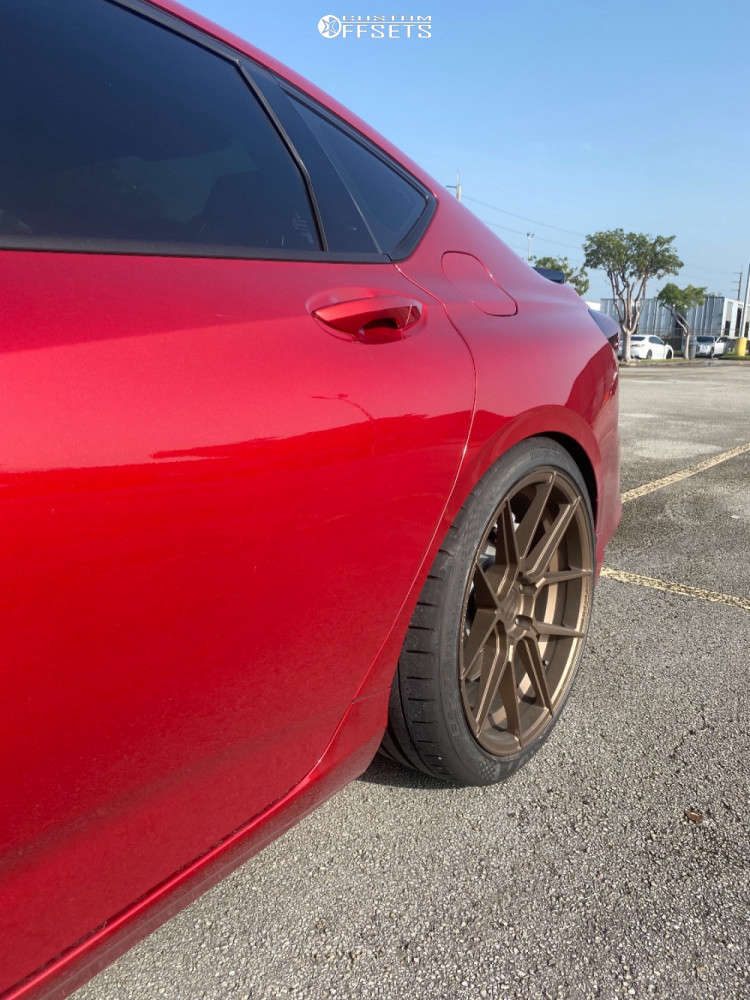 2021 Acura TLX with 20x9 35 Ferrada F8-fr8 and 235/35R20 Kumho Ecsta ...