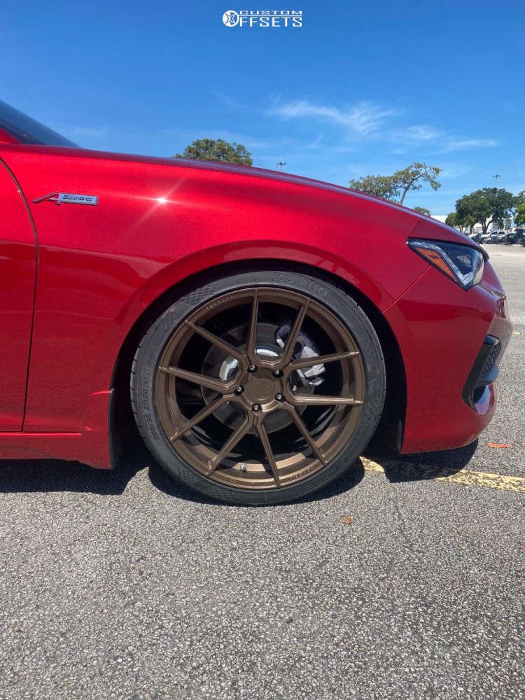 2021 Acura TLX with 20x9 35 Ferrada F8-fr8 and 235/35R20 Kumho Ecsta ...