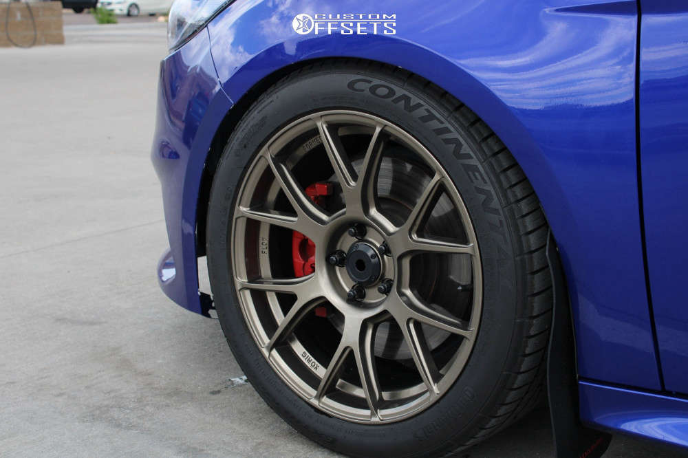 2014 Ford Focus with 18x8.5 43 Konig Ampliform and 255/35R18 ...