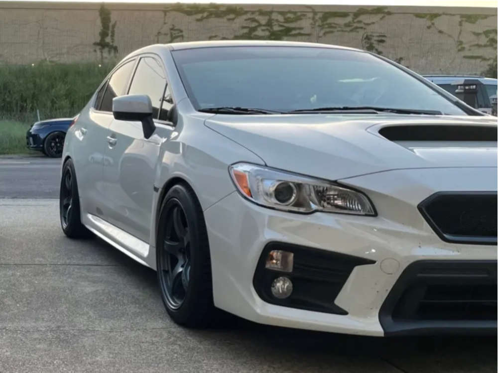 2021 Subaru WRX with 18x9.5 38 Gram Lights 57CR and 255/40R18 ...
