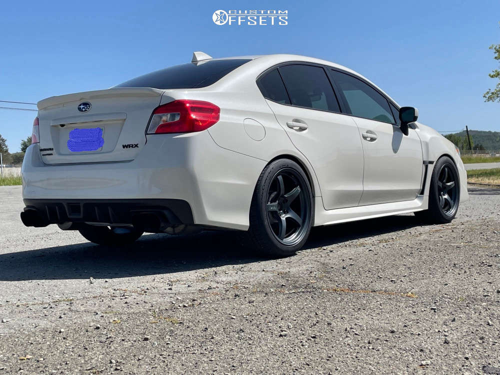 2021 Subaru WRX with 18x9.5 38 Gram Lights 57CR and 255/40R18 ...