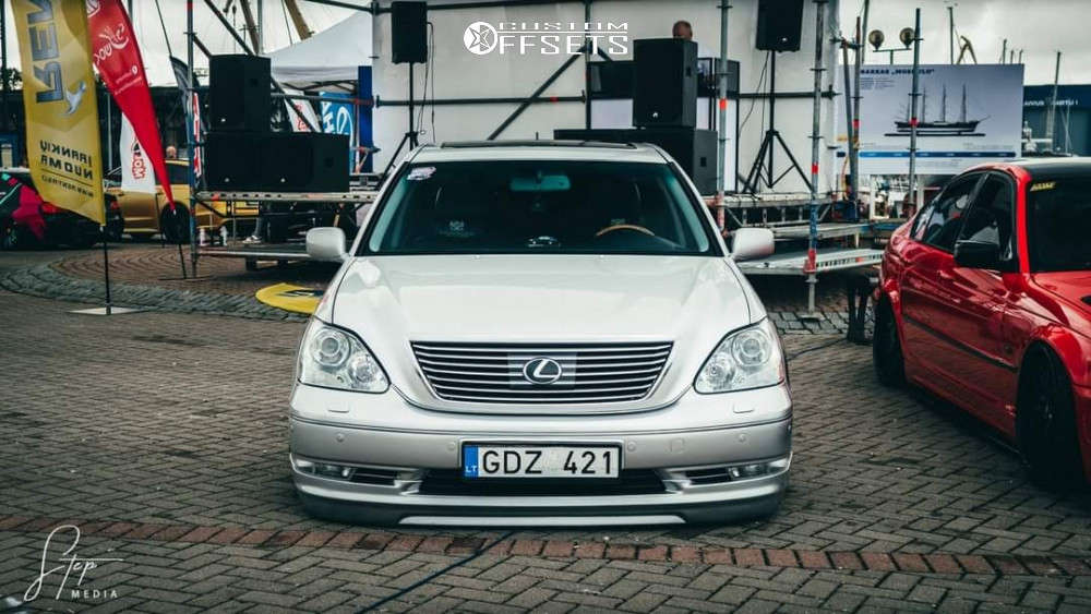 2005 Lexus LS430 with 20x9 38 Vossen Vvs83 and 225/35R20 Sunfull Mt781 ...