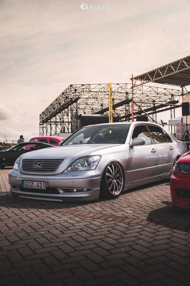 2005 Lexus LS430 with 20x9 38 Vossen Vvs83 and 225/35R20 Sunfull Mt781 ...