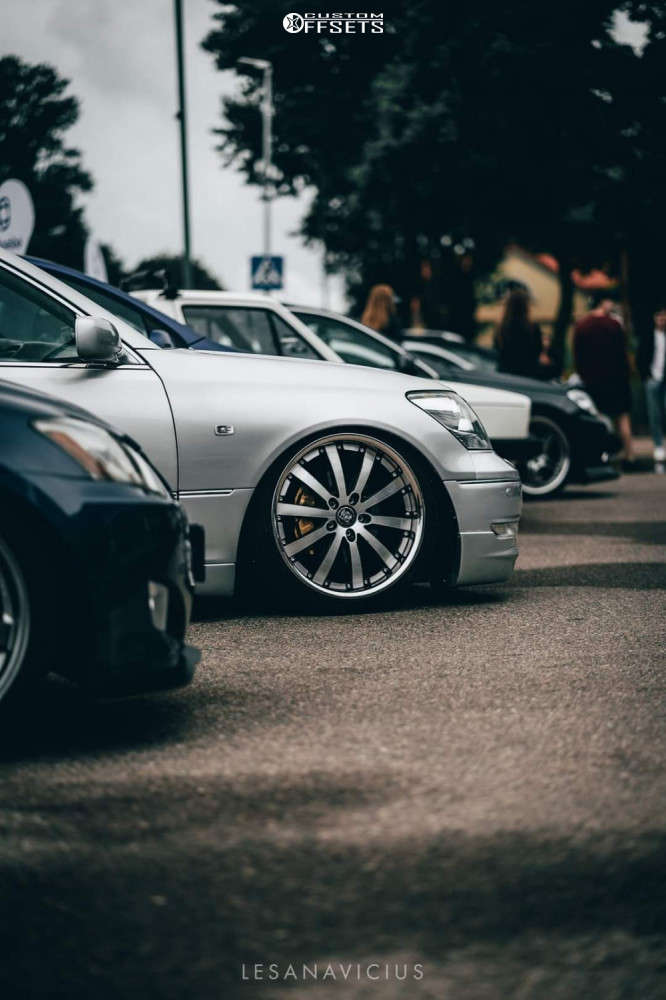 2005 Lexus LS430 with 20x9 38 Vossen Vvs83 and 225/35R20 Sunfull Mt781 ...