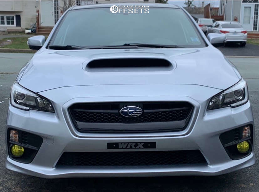 2017 Subaru WRX with 18x9.5 38 Fast Wheels Fc08 and 245/40R18 Zeta ...