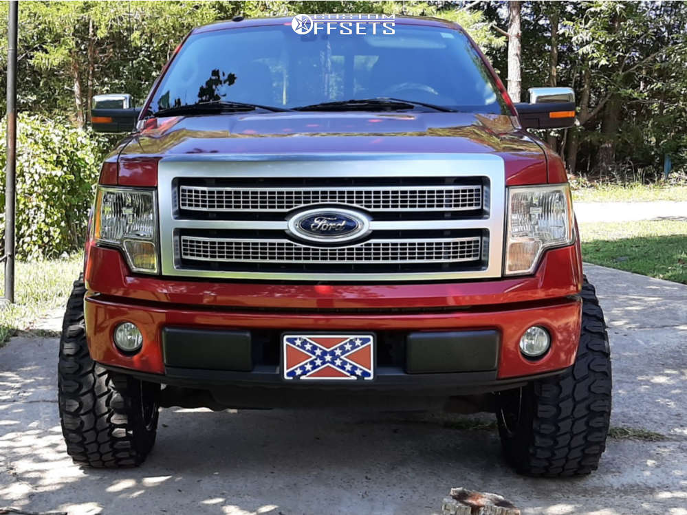 2010 Ford F-150 with 20x12 -51 Vision Bomb and 35/12.5R20 Gladiator ...
