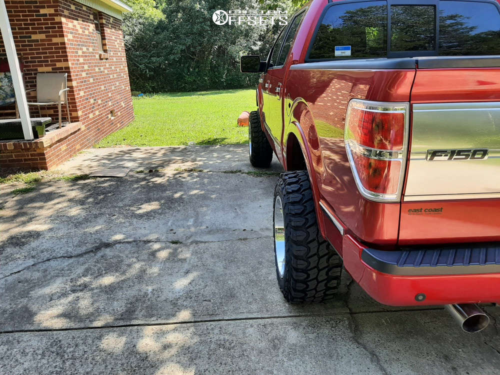 2010 Ford F-150 with 20x12 -51 Vision Bomb and 35/12.5R20 Gladiator ...