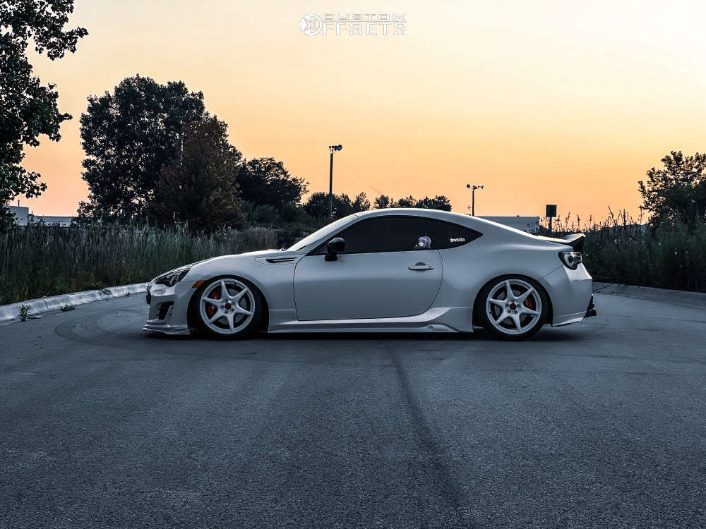 2018 Subaru BRZ with 18x9.5 22 Kansei Tandem and 225/40R18 Achilles ATR ...
