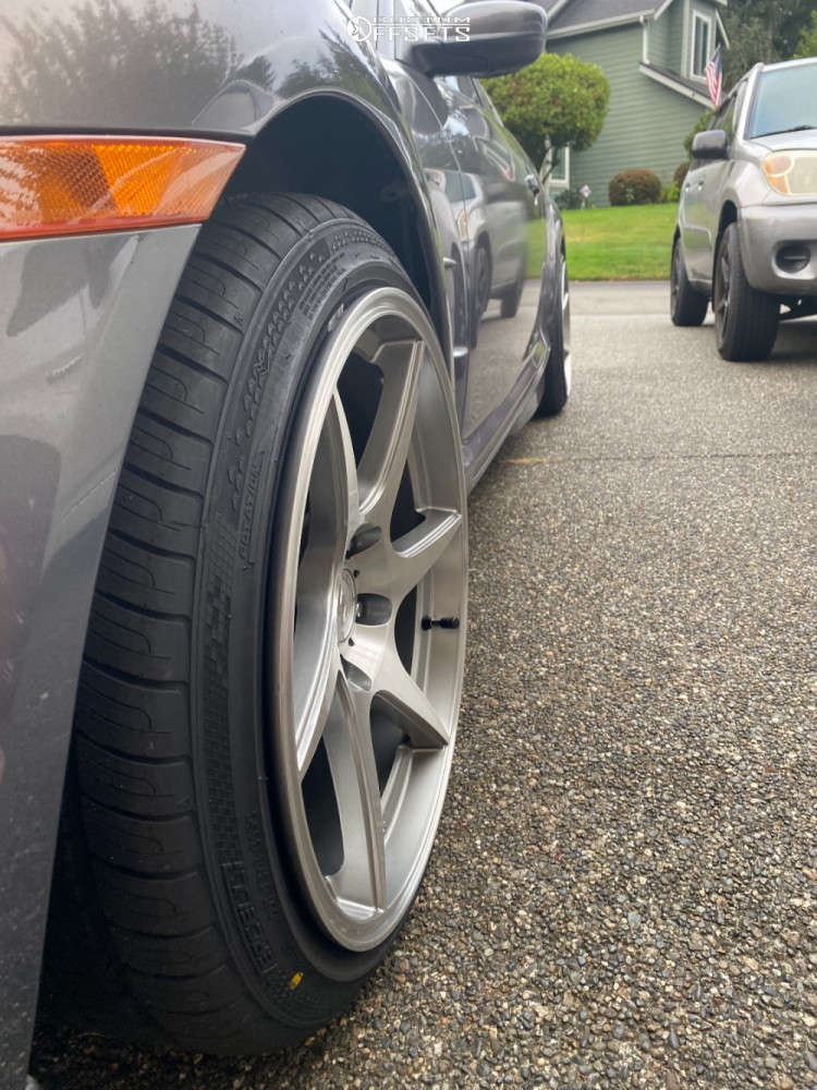 2007 Mazda RX-8 Wheel Offset Nearly Flush Stock | 1859322 | Custom Offsets