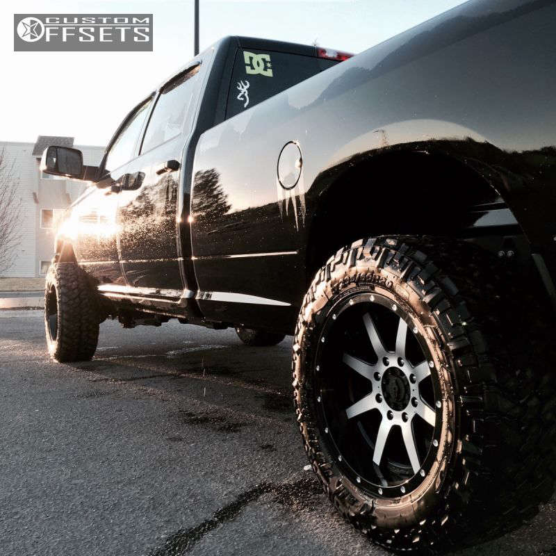 2014 Ram 2500 with 20x10 -24 Fuel Maverick and 35/12.5R20 Nitto Trail ...