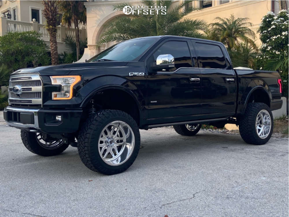 2016 Ford F-150 with 22x12 -51 Fuel Forged FF66 and 35/12.5R22 Nitto ...