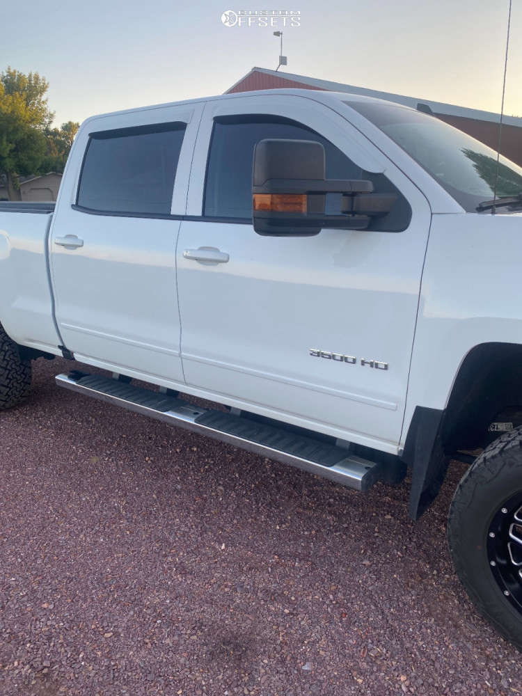 2016 Chevrolet Silverado 3500 HD with 20x10 -24 XD Grenade and 32/11 ...