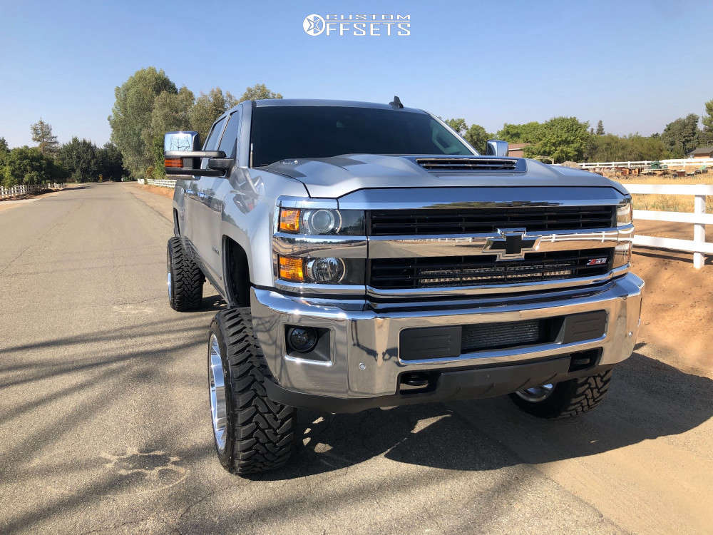 2017 Chevrolet Silverado 2500 HD with 22x12 -40 American Force Blaze SF ...