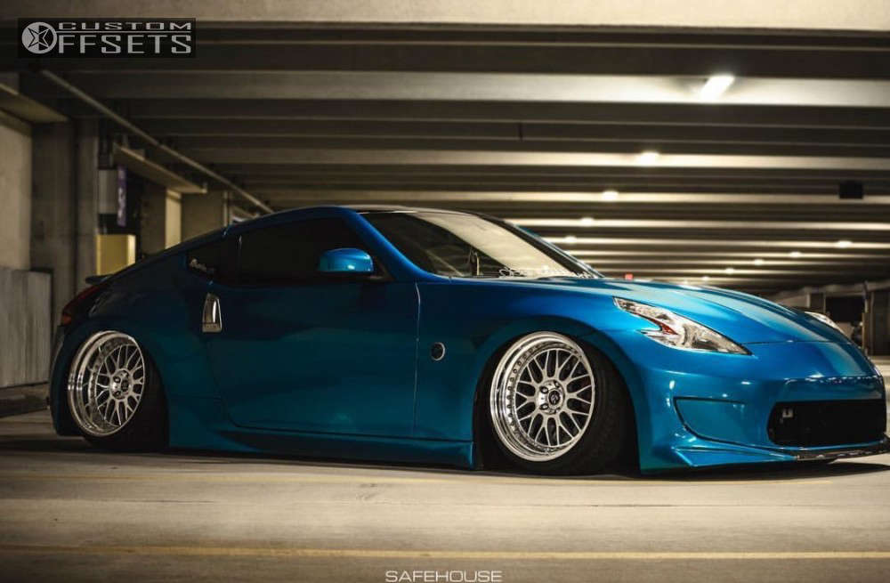2013 Nissan 370Z with 19x10.5 0 Work VS XX and 235/35R19 Pirelli All ...
