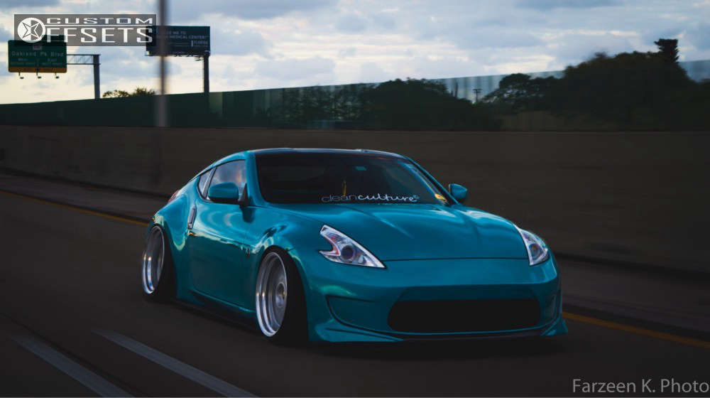 2013 Nissan 370Z with 19x10.5 0 Work VS XX and 235/35R19 Pirelli All ...