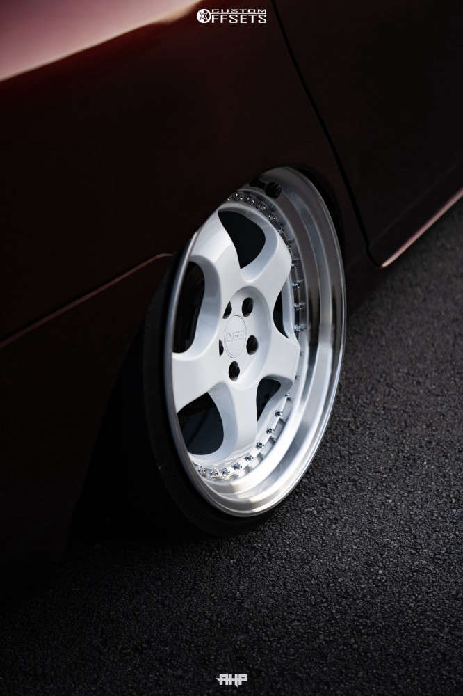 2008 Toyota Corolla with 18x8.5 30 ESR Sr06 and 195/35R18 Atlas Force ...
