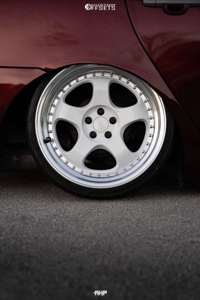 2008 Toyota Corolla with 18x8.5 30 ESR Sr06 and 195/35R18 Atlas Force ...