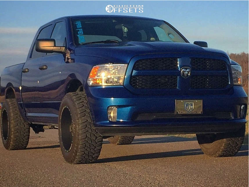 2014 Ram 1500 with 20x12 -44 Anthem Off-Road Aviator and 35/12.5R20 ...