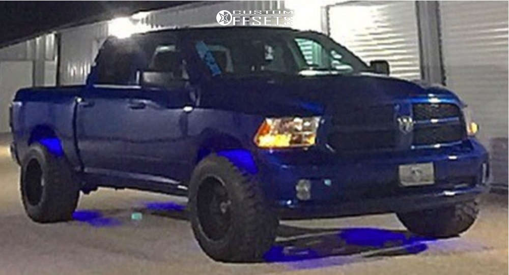 2014 Ram 1500 with 20x12 -44 Anthem Off-Road Aviator and 35/12.5R20 ...