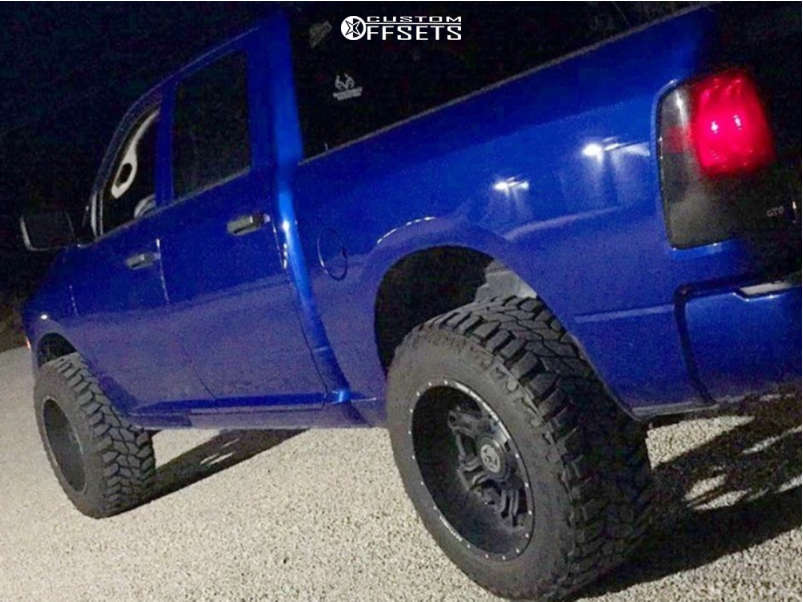 2014 Ram 1500 with 20x12 -44 Anthem Off-Road Aviator and 35/12.5R20 ...