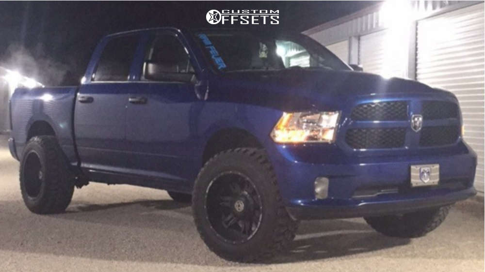 2014 Ram 1500 with 20x12 -44 Anthem Off-Road Aviator and 35/12.5R20 ...